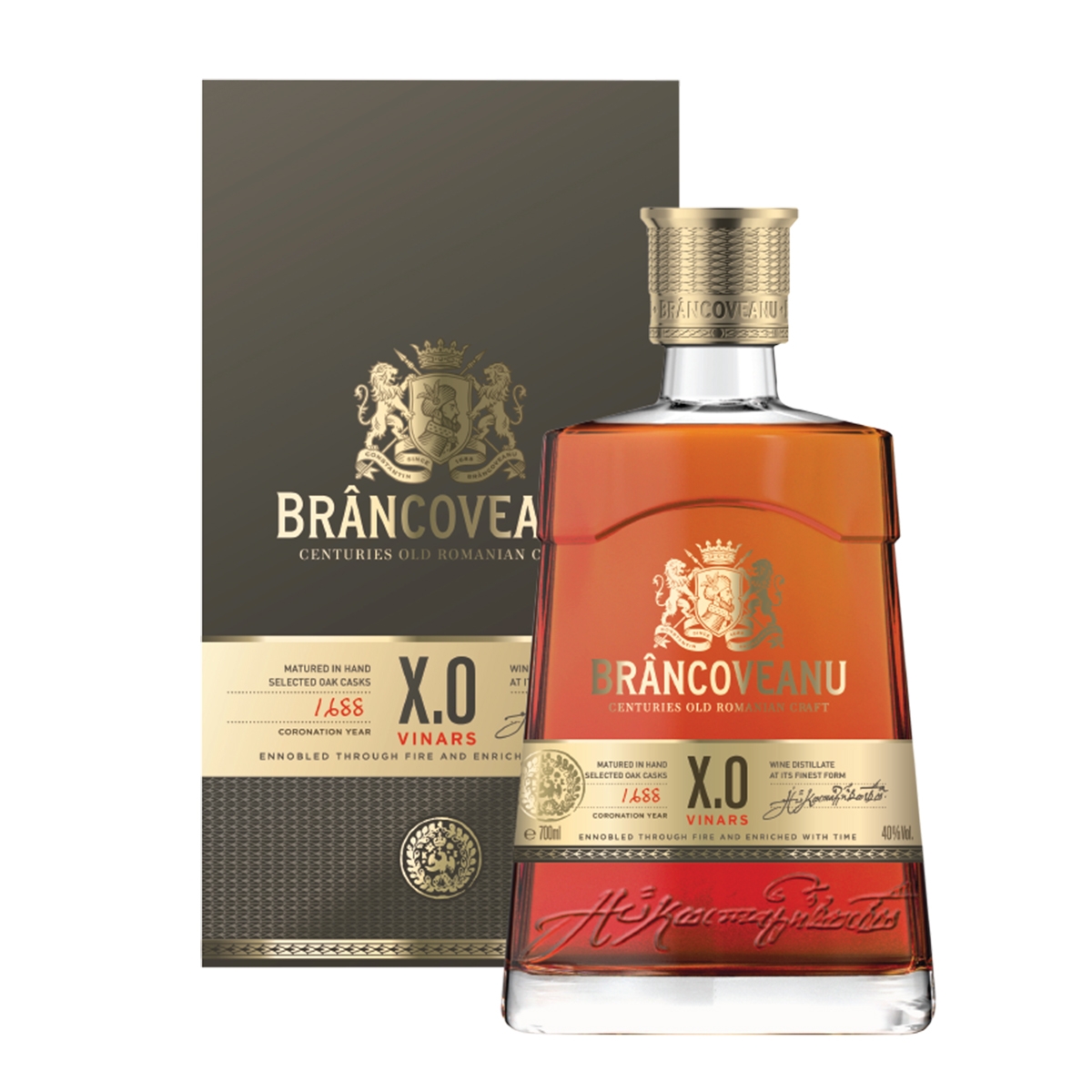Brancoveanu XO 700ml + caseta | Iconic Drinks